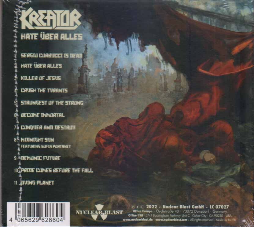 Kreator Hate Uber Alles CD Digibook