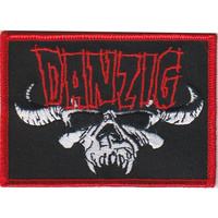 Danzig Skull With Logo Patch