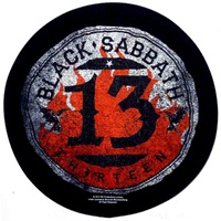 Black Sabbath 13 Circular Back Patch